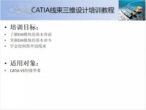 CATIA线束模块EHA/EHI模块设计
